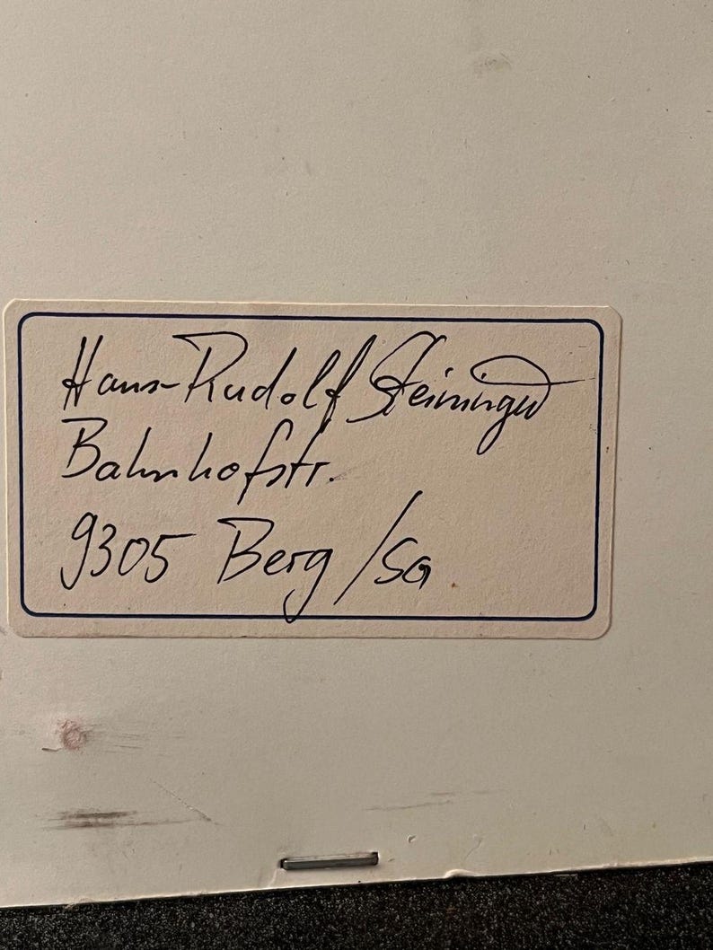 Hans-rudolf Steininger "golden Girl" Signed - Etsy