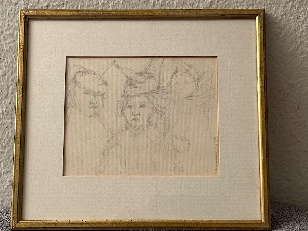 MAJA GRIEDER '75 Original Drawing - Etsy