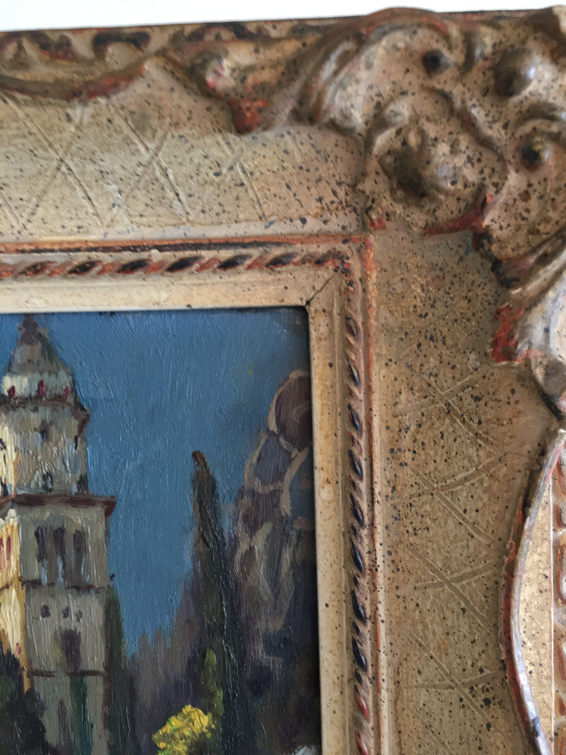 Gattelli Dardo (gottardo Gattelli) Italian Painter Signed Oil on Board ...