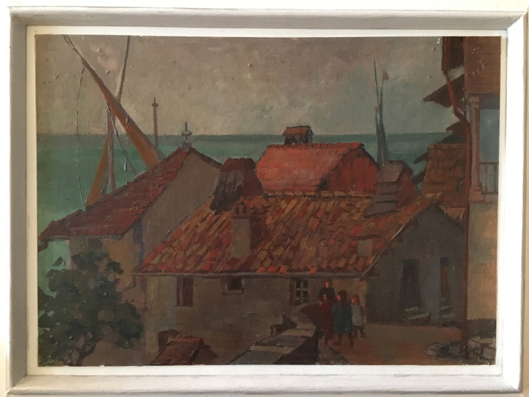 Jeanne PFLÜGER (1877-1931) SWISS - Beeindruckende Malerei - Öl auf ...