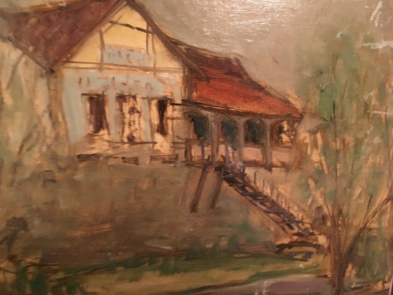 SCHAUB 1954 Artist Paris Scene Oil on Board - Etsy UK