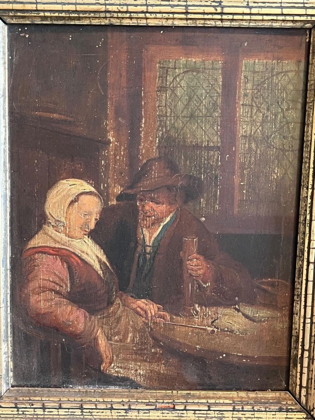 2 Very Old Paintings Oil on Panel - Etsy
