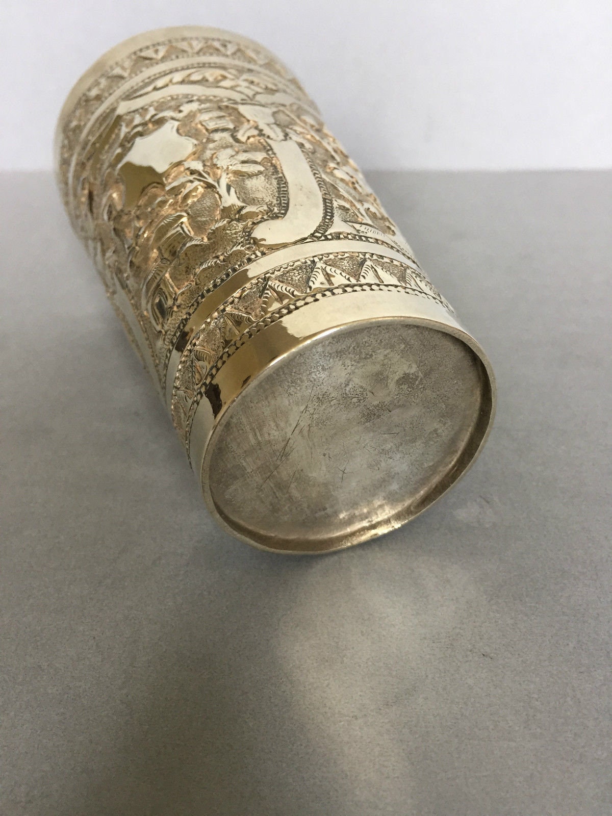 An Absolutely Stunning Solid Silver Drinking Cup or Beaker From ...