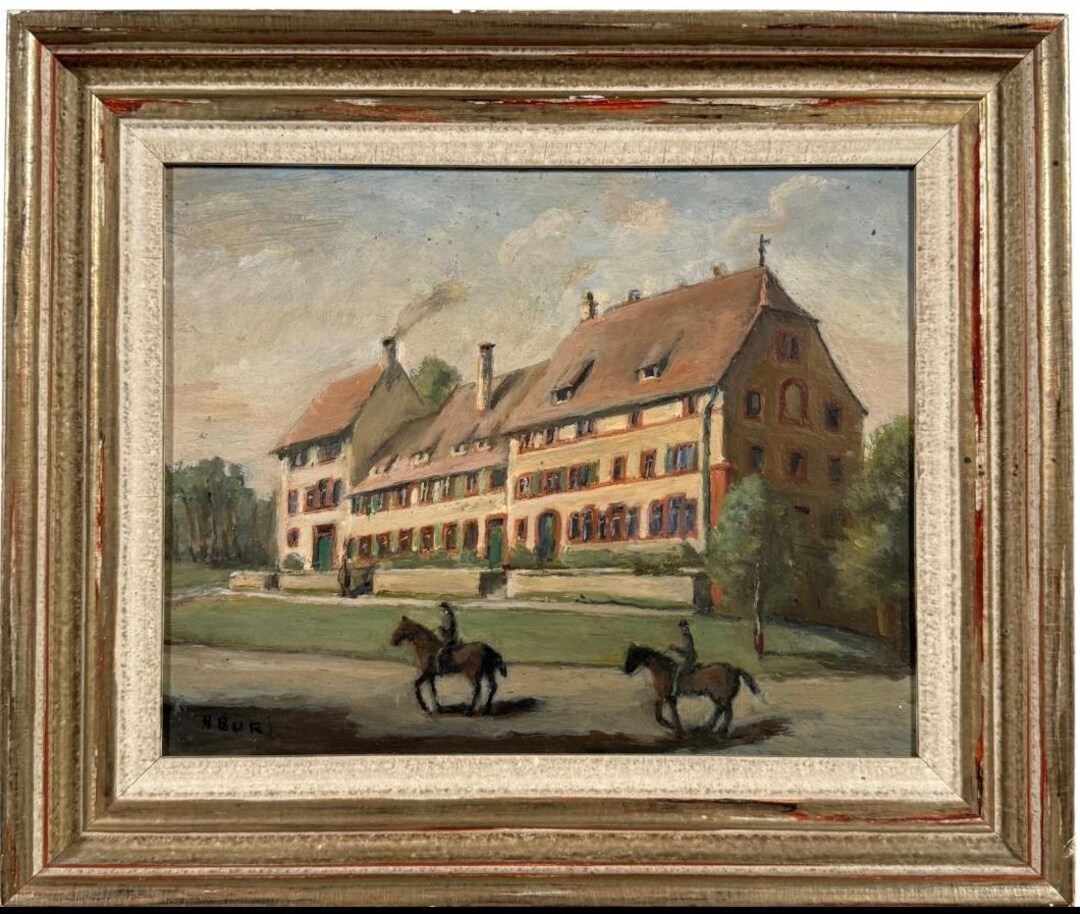 Fantastic Cityscape Painting by Famous Swiss Artist HANS BURI (1893 ...
