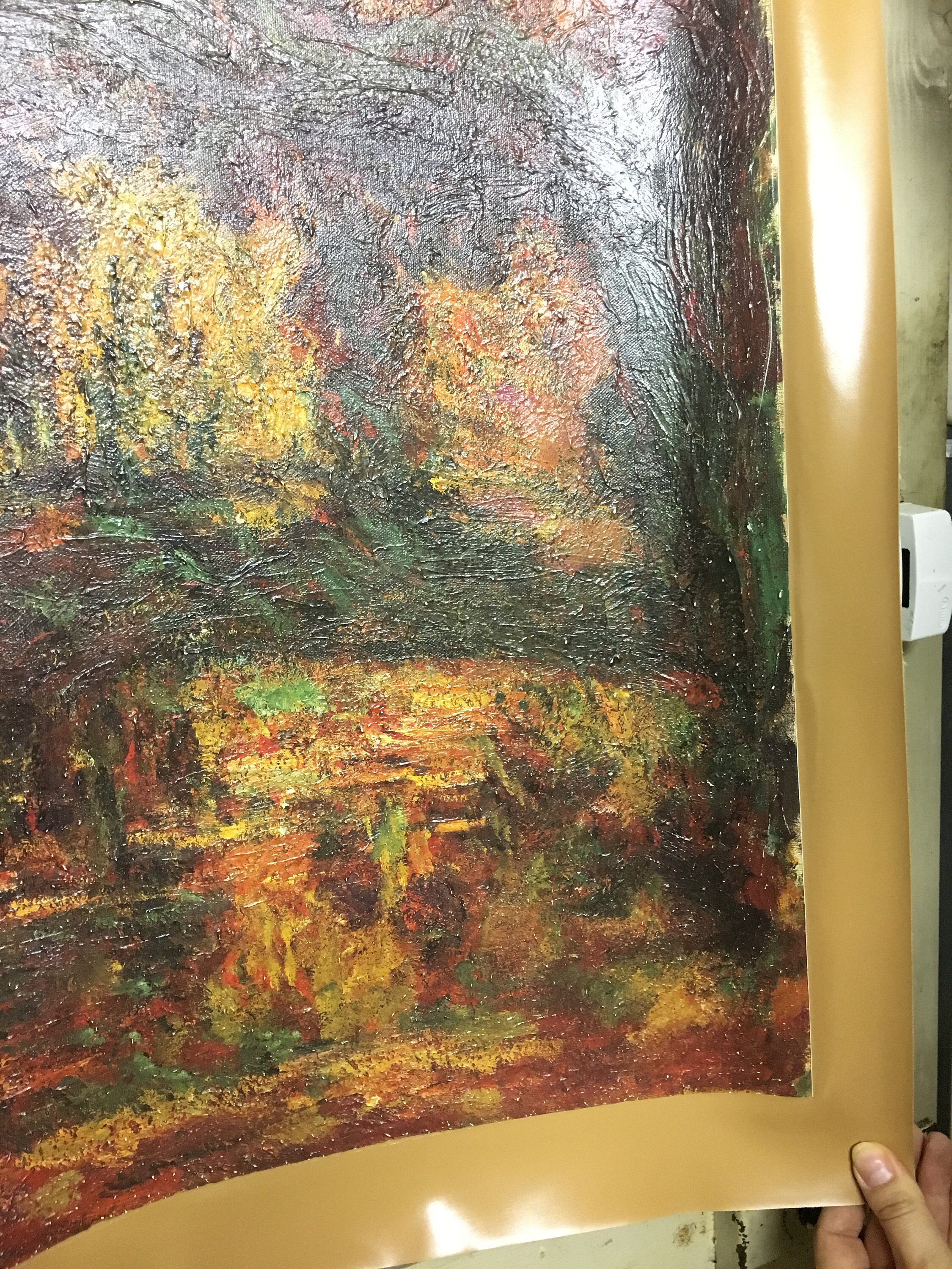 CLAUDE MONET Authentic Artagraph Oil Painting "water Lilies/japanese ...