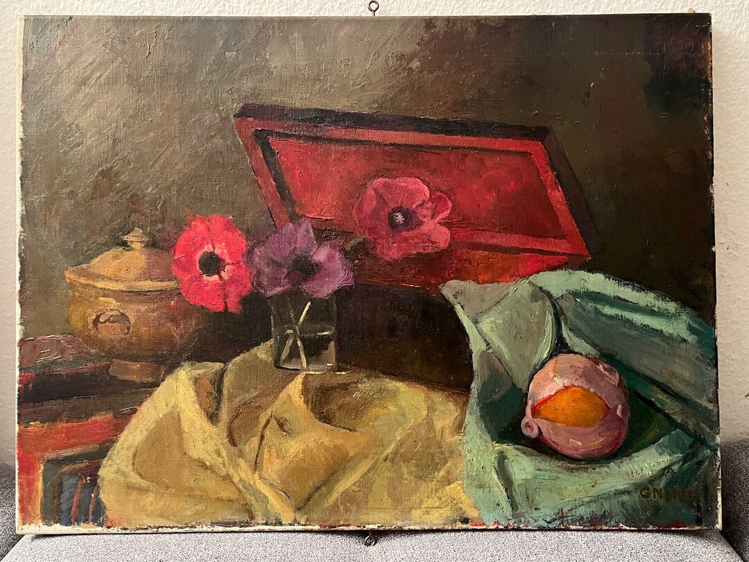 WERNER / WILLY GNIRS - Classic Still Life, Oil on Canvas - Etsy
