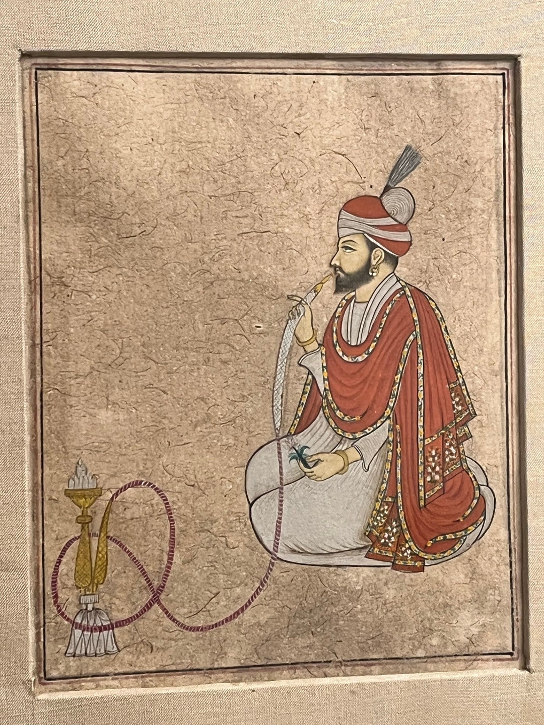 Indian Mugol Portrait Miniature - Etsy