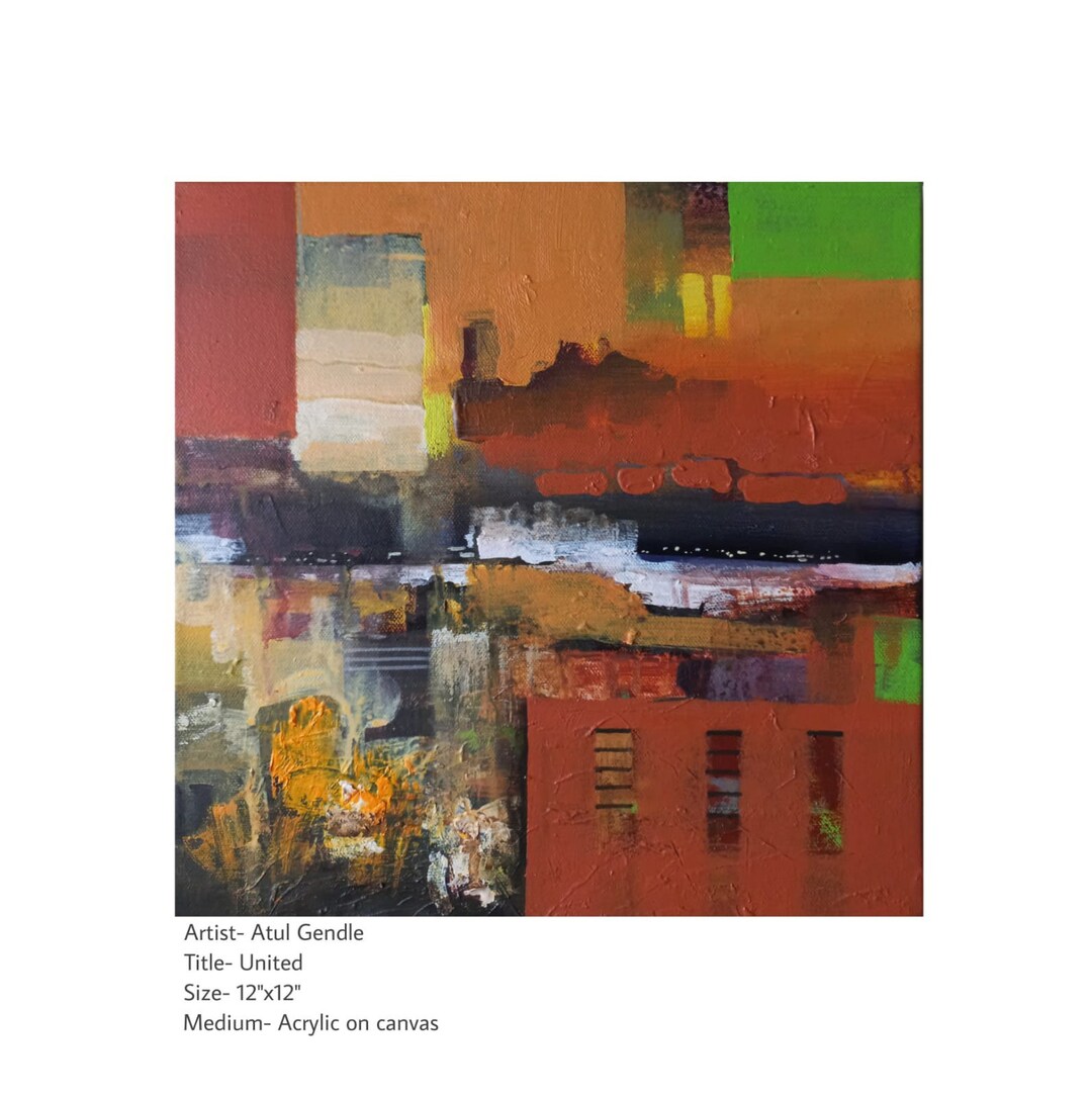 Atul Gendle - Emerging Indian Artist, Colorful and Textured ...