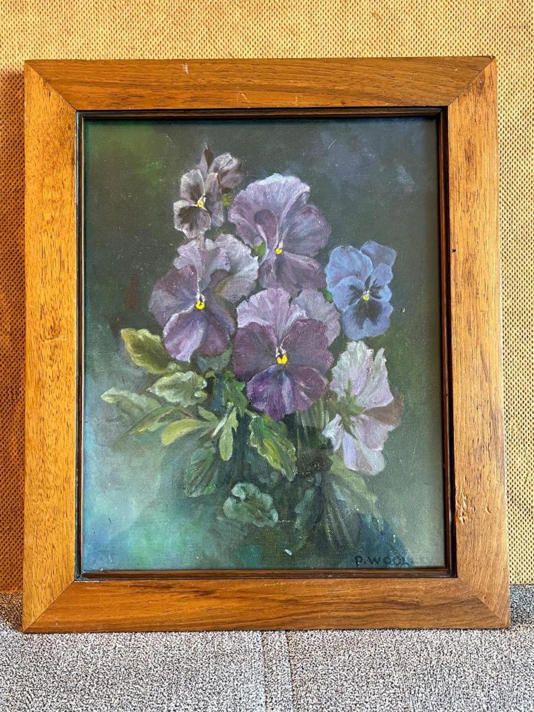 Vintage Original Watercolour Painting PETER WOOLLEY - Etsy