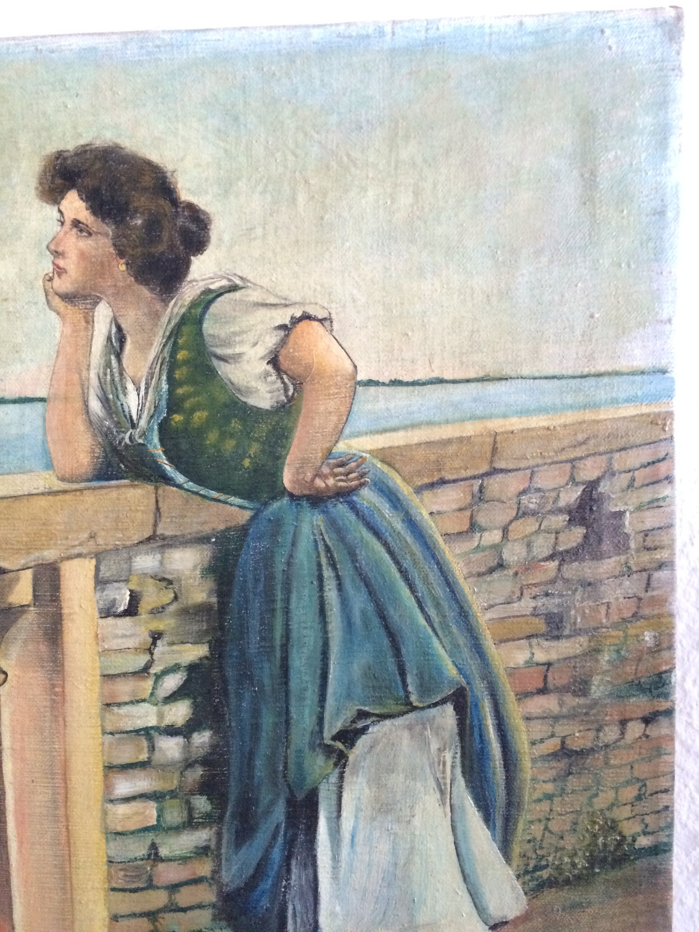 Signed F. GRETHER (ferdinand Karl Grether ?) 1919 Signed Oil Canvas ...