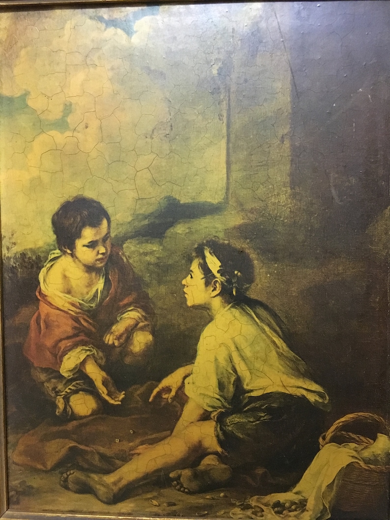 Bartolomé Esteban Murillo - Beautiful Print Painting of 2 Young Boy ...