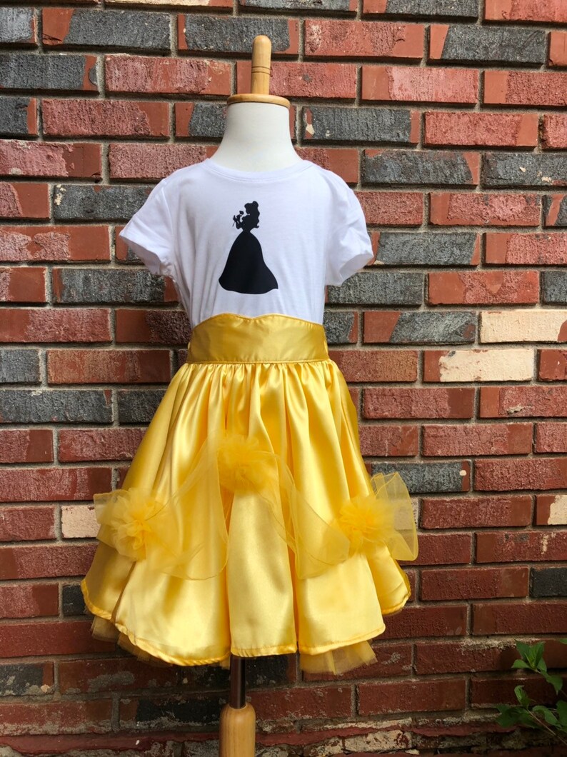 Disney Princess Twirl Skirt and T-shirt Set - Etsy