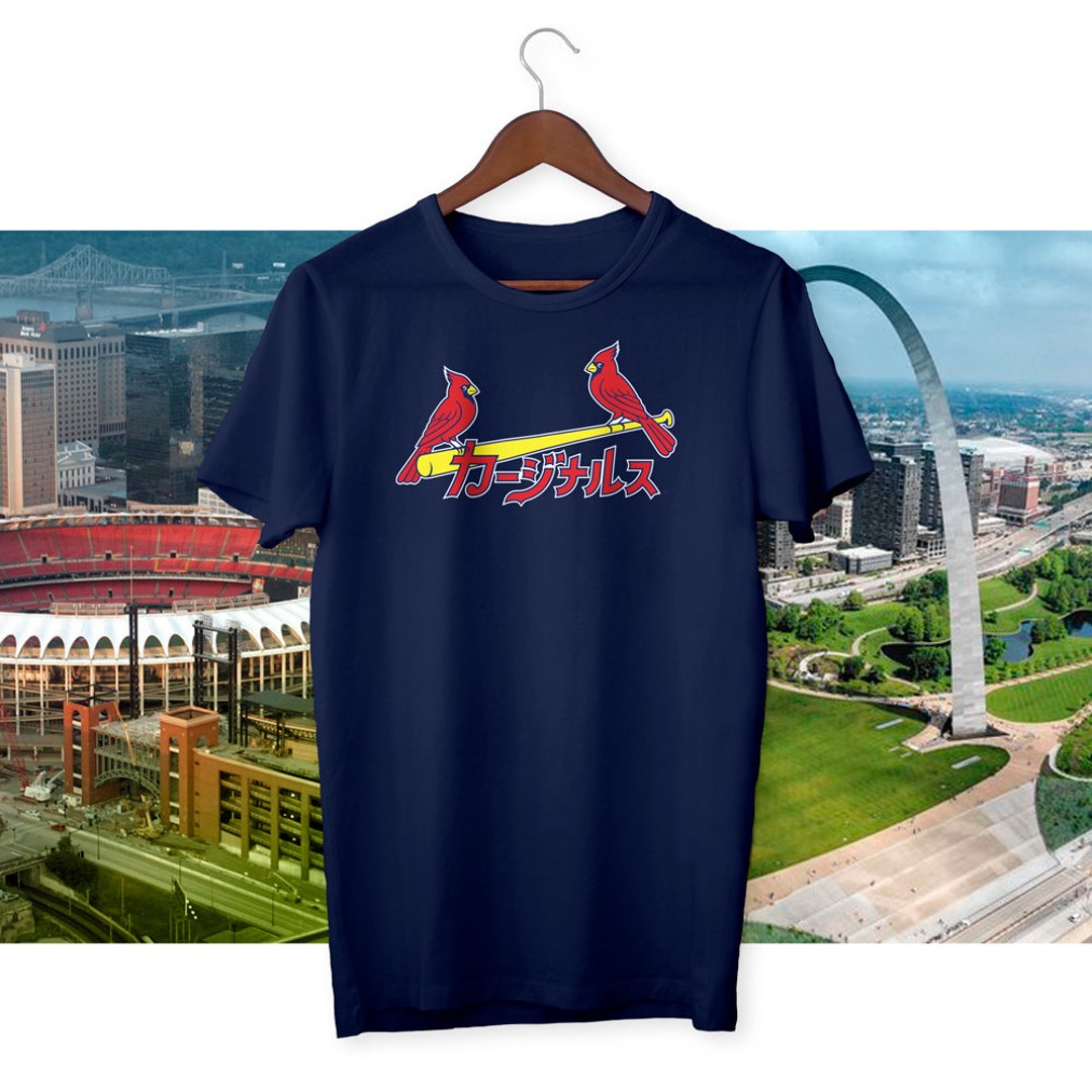 St. Louis Japanese Baseball Fan Tee - Etsy