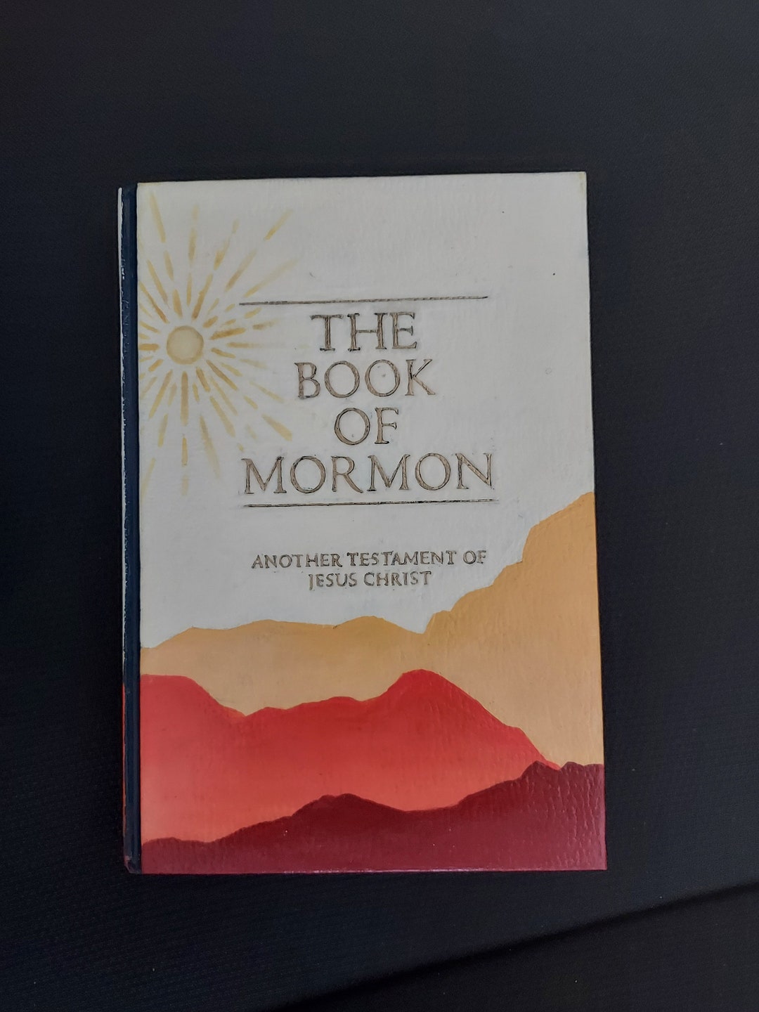 Custom Painted Book of Mormon Full Cover - Etsy