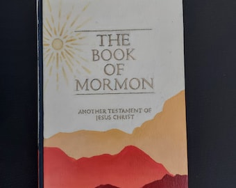 Painted Books of Mormon - Etsy
