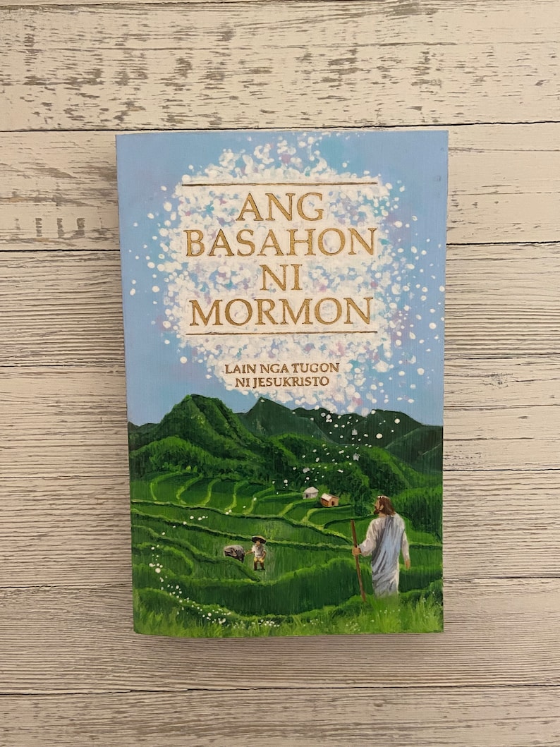 Custom Painted Book of Mormon - Front Cover Only - Etsy