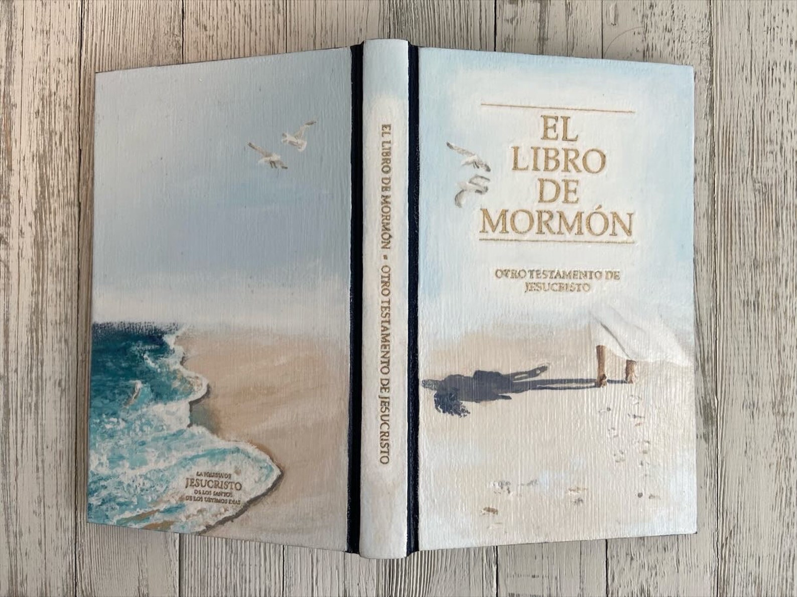 Custom Painted Book of Mormon Full Cover - Etsy