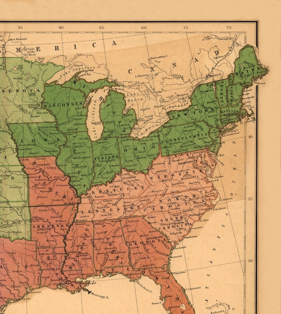 13 Colonies Map Labeled And Color Coded