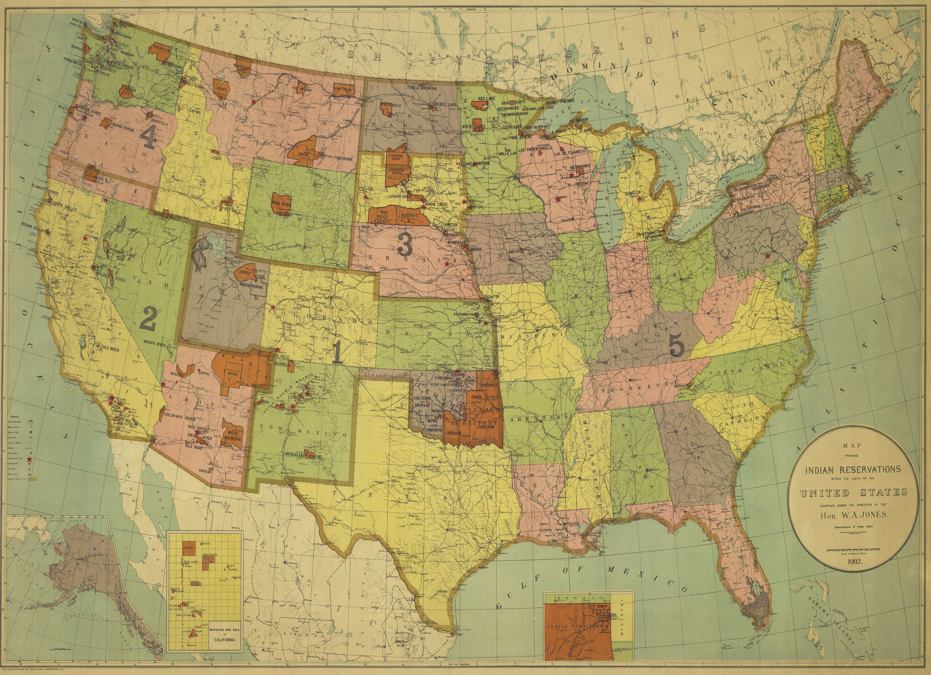 Map Of Indian Reservations