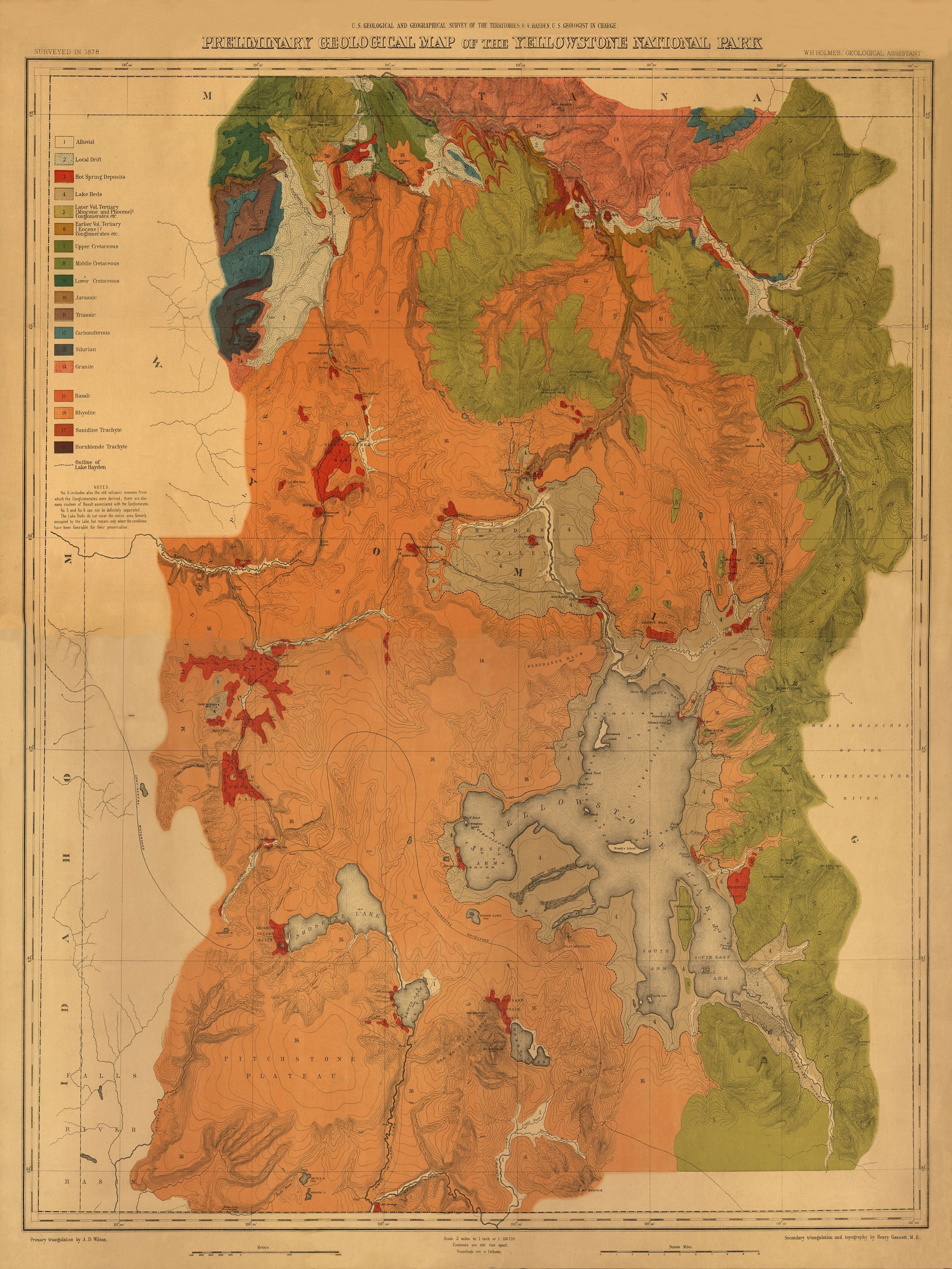 Yellowstone Wall Map Framed - Etsy