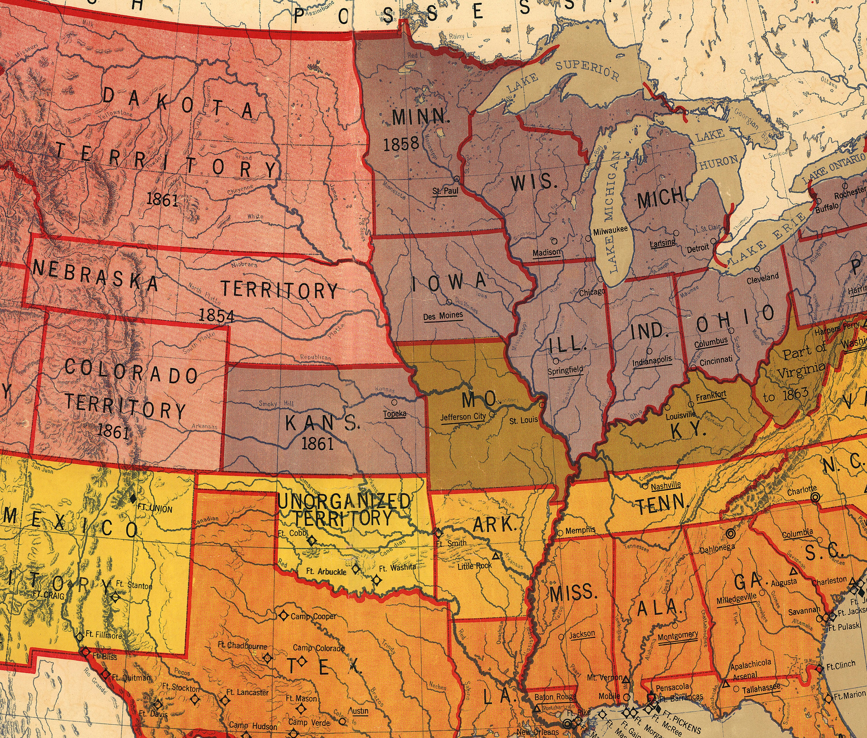 Secession Map 1860