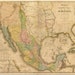 1847 Mexico Map Vintage Mexico Map Antique Mexico Map Old - Etsy
