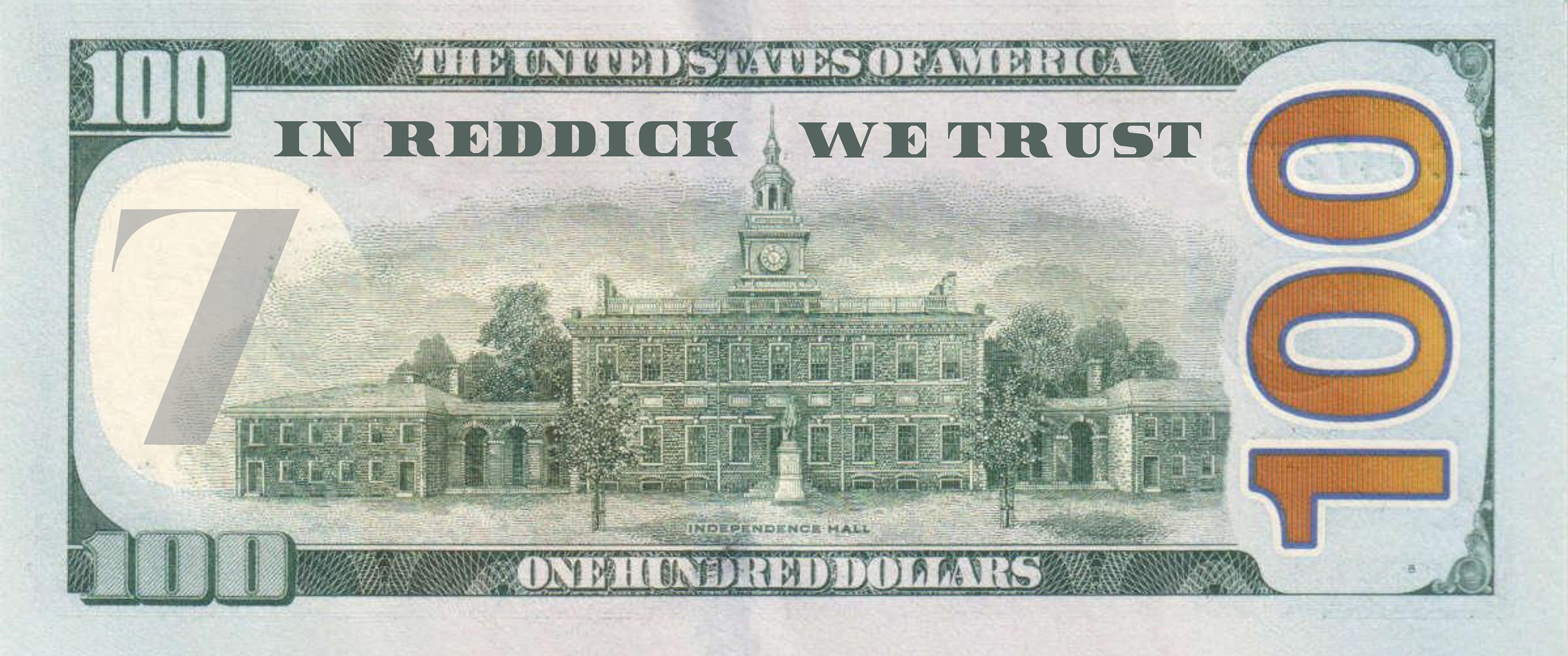 Reddick Eagles Dollar Bill Sign/poster - Etsy