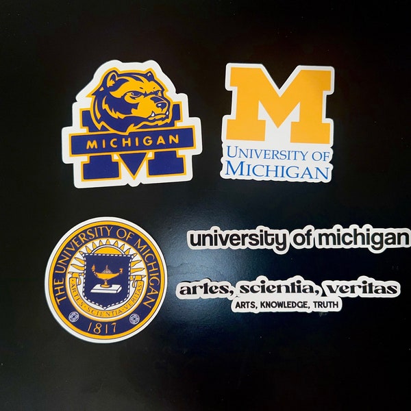 University of Michigan Stickers - Etsy