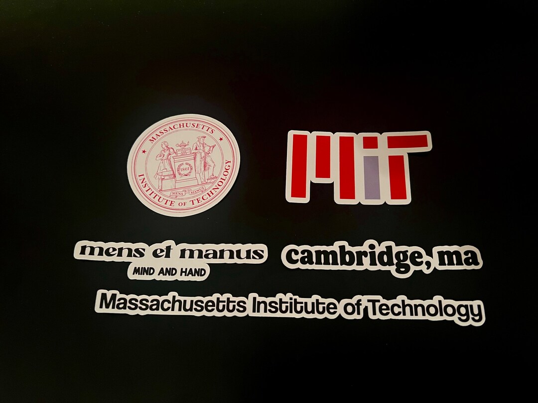 Massachusetts Institute of Technology Stickers/ MIT Stickers - Etsy