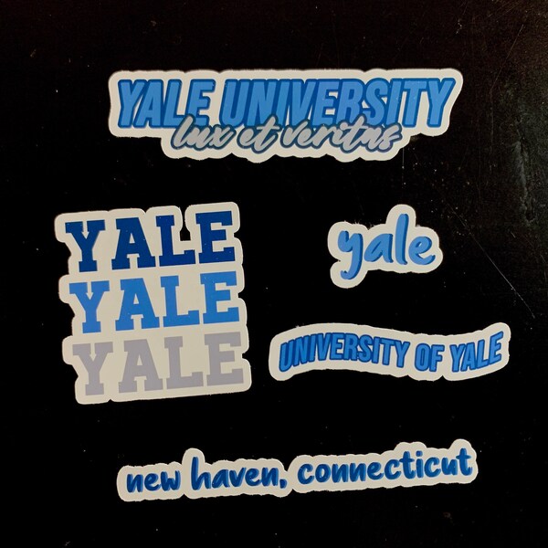 Yale University Stickers - Etsy