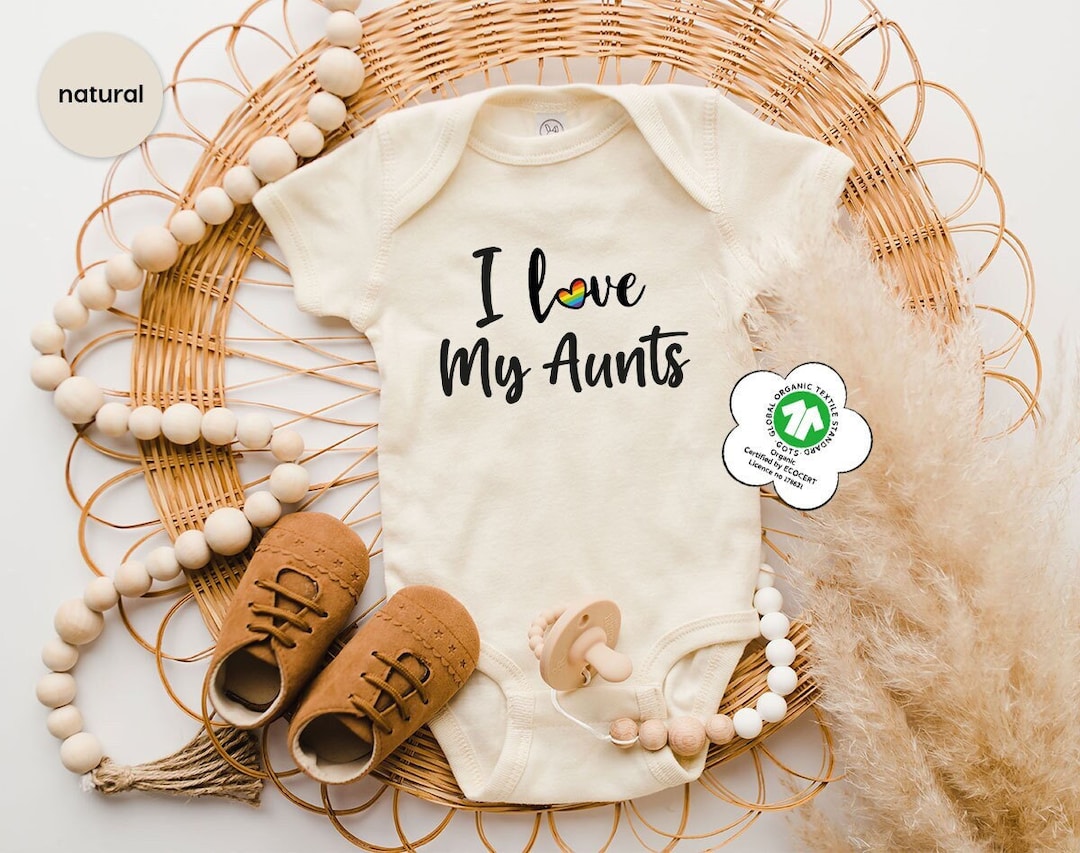 I Love My Aunts Kids Shirt, Cute Rainbow Toddler Tshirt, LGBTQ Graphic ...