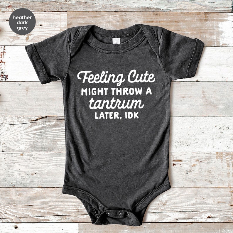 Funny Baby Onesie® Cute Baby Bodysuit Sarcastic Shirts for - Etsy