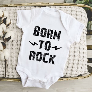 Born to Rock Baby Onesie®, Rock Baby Bodysuit, Rock Star Baby, Bringing ...