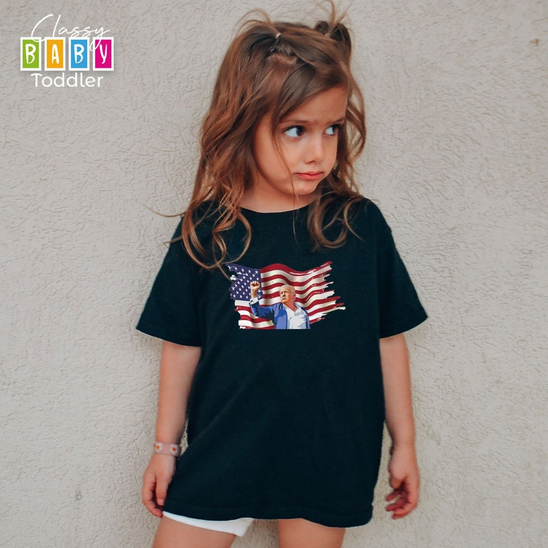 Donald Trump Kids Shirt, American Flag Youth Shirt, Vote Youth Shirt ...