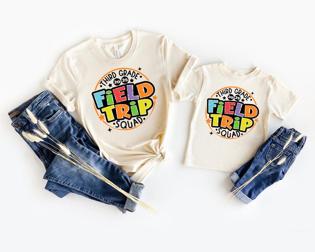 Field Trip Shirts, Field Trip Crew Shirt, School Trip Shirt, Gift for ...