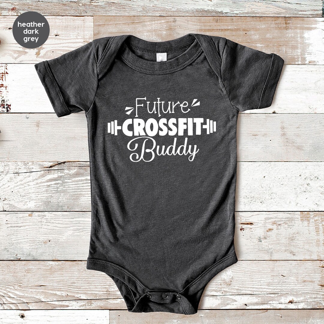 Future Crossfit Buddy Baby Onesies®, Cute Fitness Onesie®, Workout Baby ...