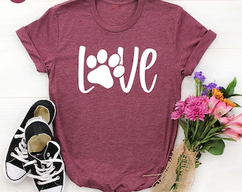 Dog Lover T Shirt - Etsy