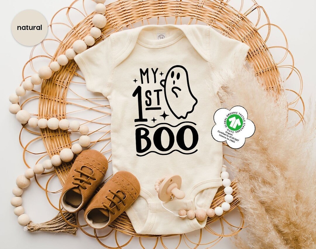 My First Boo Baby Onesie®, Halloween Baby Clothes, Halloween Newborn Gifts, Ghost Graphic Tees ...