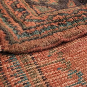 Hand-knotted Azari Vintage Copper Wool Rug 4'9 X - Etsy