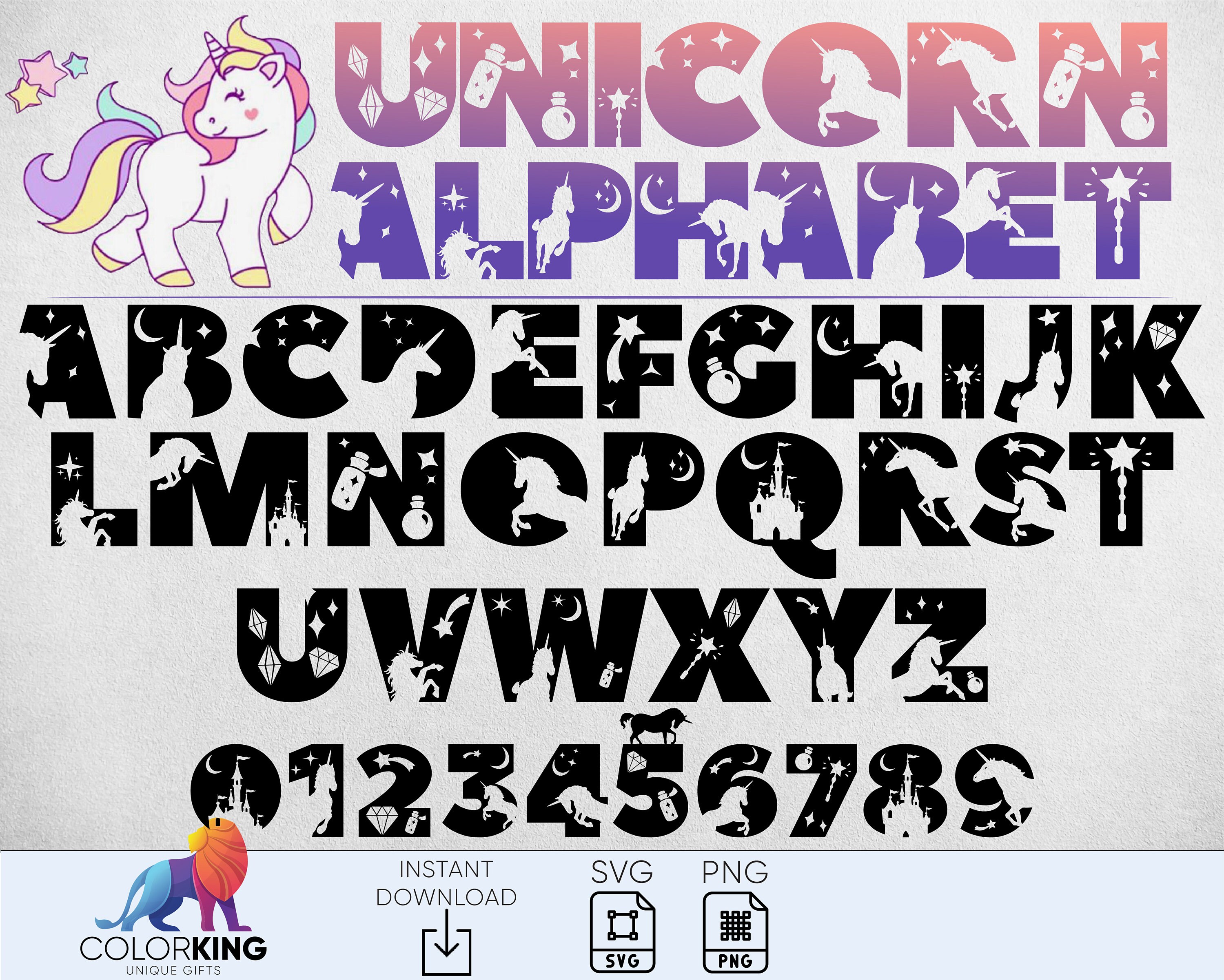 Kids Alphabet SVG Nursery Decor SVG Kids Name Wall Art | Etsy