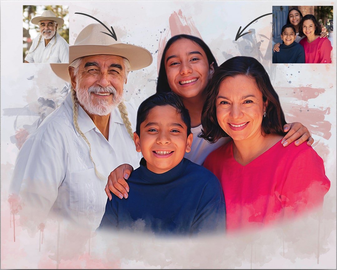 Loss of Father Gift | Add Dad to Photo | Memorial Portrait | Custom ...