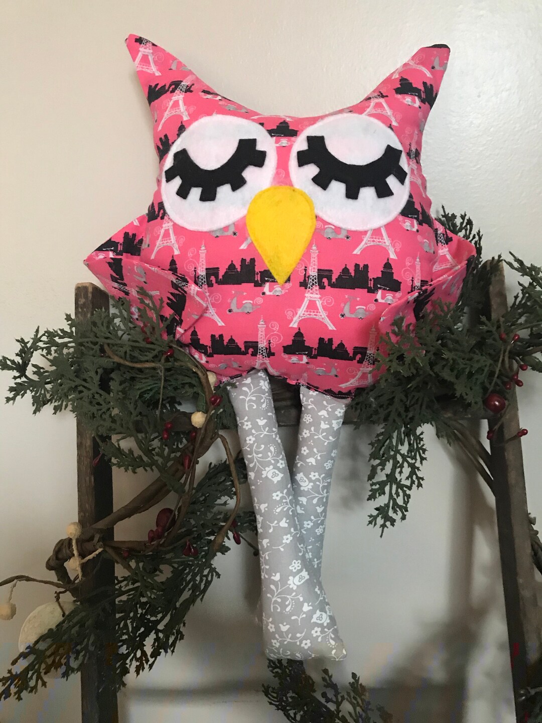 Toy, Stuffed Aminals Toy, Stuffed Paris Eiffel Tower Owl, Baby Girl ...