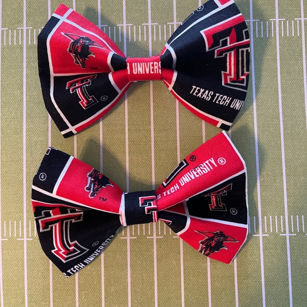 Texas Tech Hair Bow - Etsy