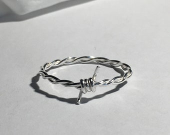 Barb Wire Ring | Etsy
