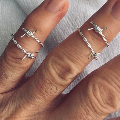 Barbed Wire Ring - Etsy