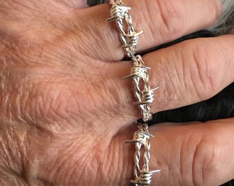 Barb Wire Ring | Etsy
