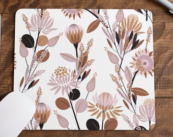 Mouse Pad Contour Line Art Table Mat Cute Mousepad Office Decor Gift ...