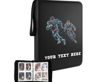 Personalized Trading Cards Binder - Sports Cards Organization - Etsy