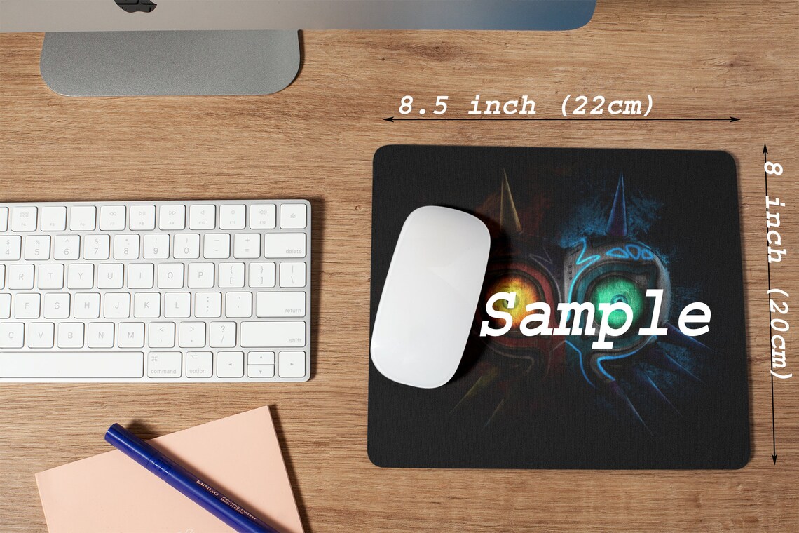 Mouse Pad Contour Line Art Table Mat Cute Mousepad Office Decor Gift ...