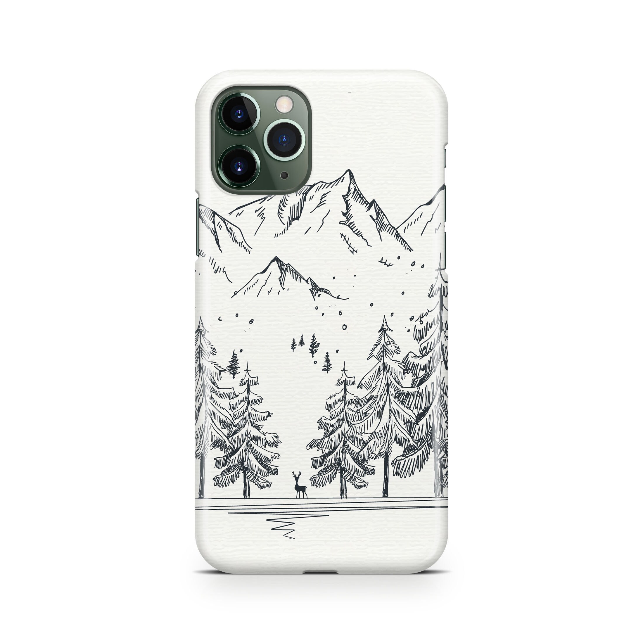 Mountain Sketch Phone case for iPhone 12 Pro Max / 12 Mini / | Etsy